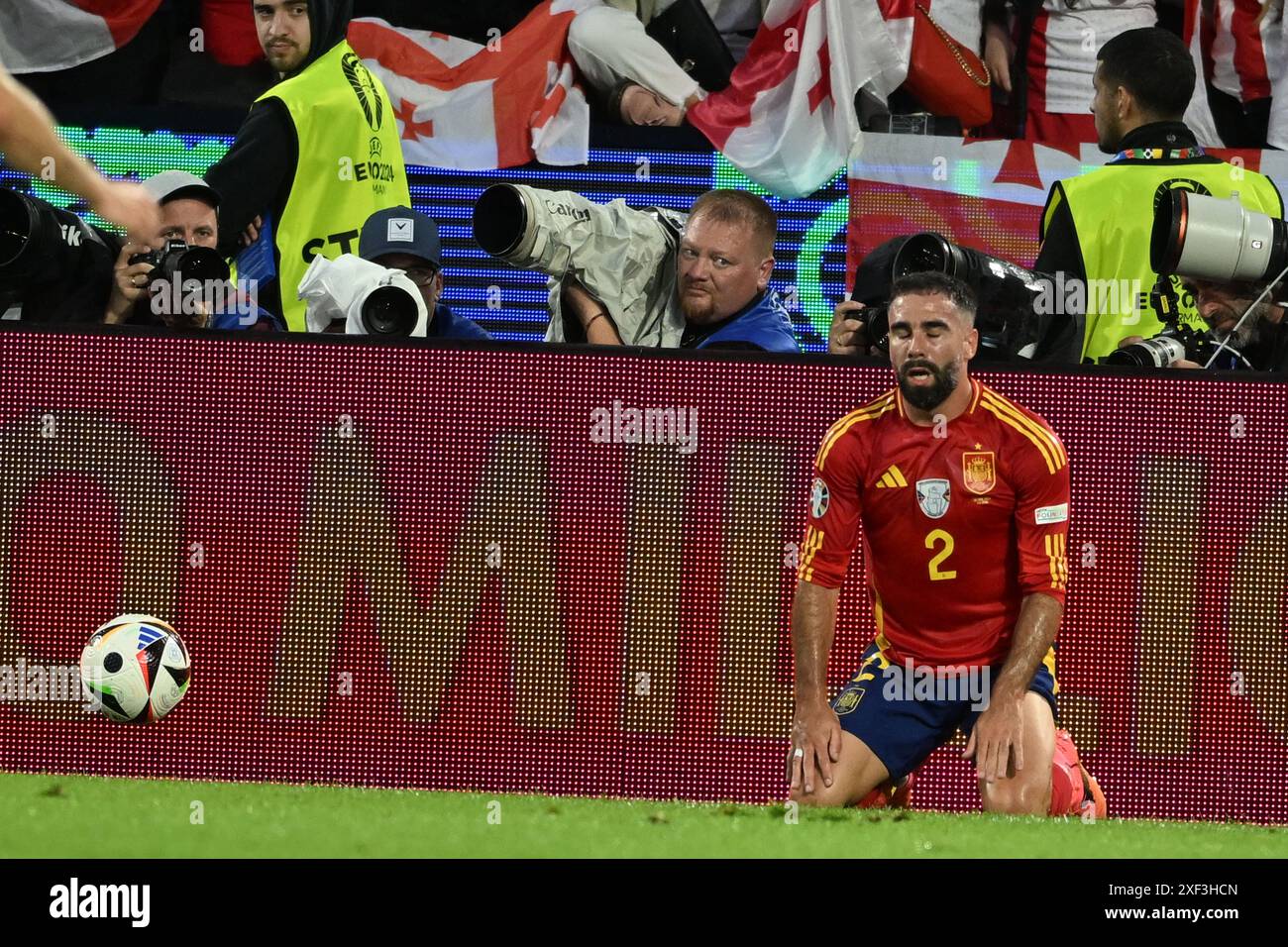 Dani Carvajal (Spain) during the UEFA Euro Germany 2024 match between ... Dani Carvajal (Spain) during the UEFA Euro Germany 2024 match between ...
