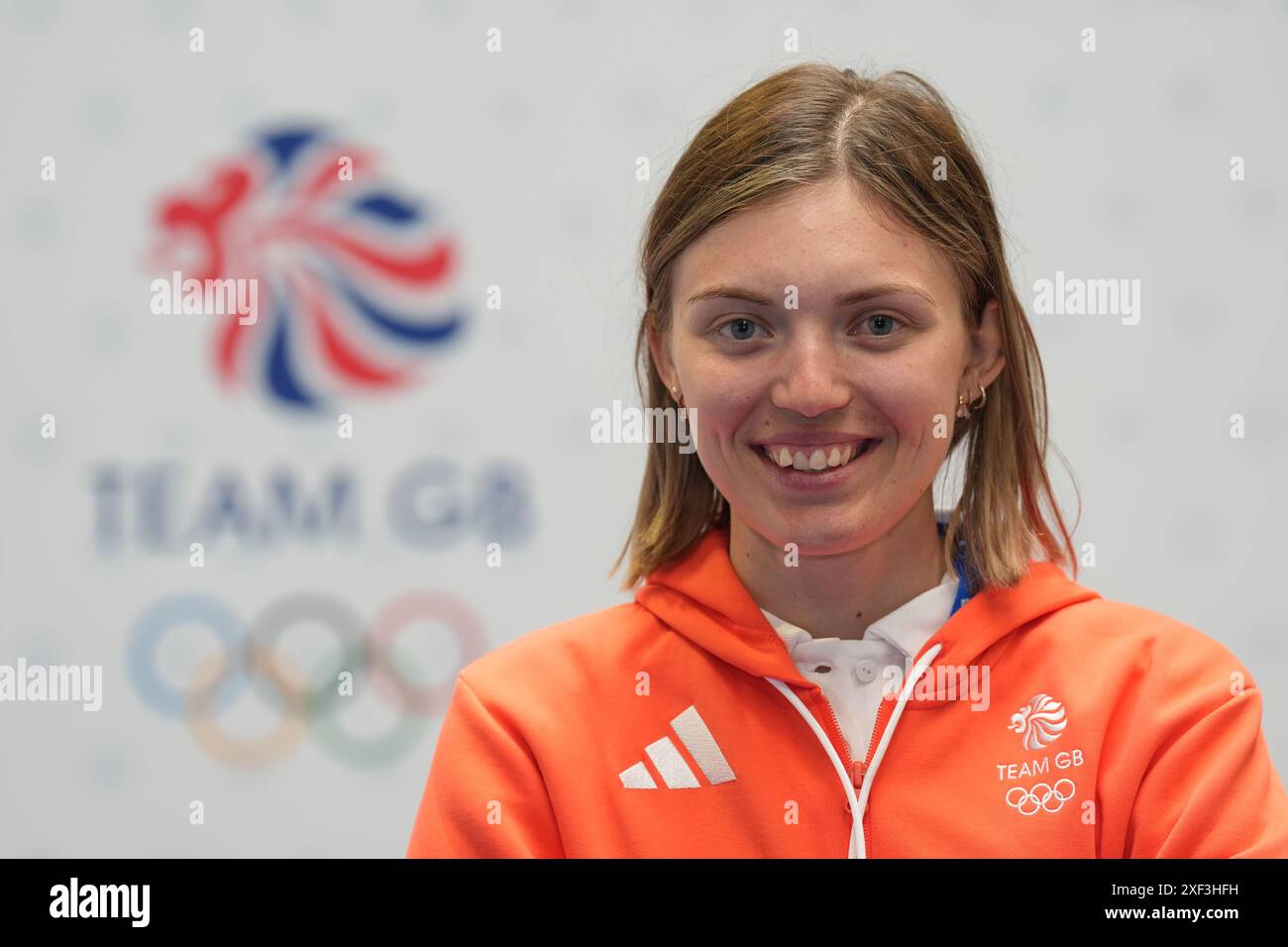 Team GB's Lucy Hall during a Team GB kitting out session for the Paris ...