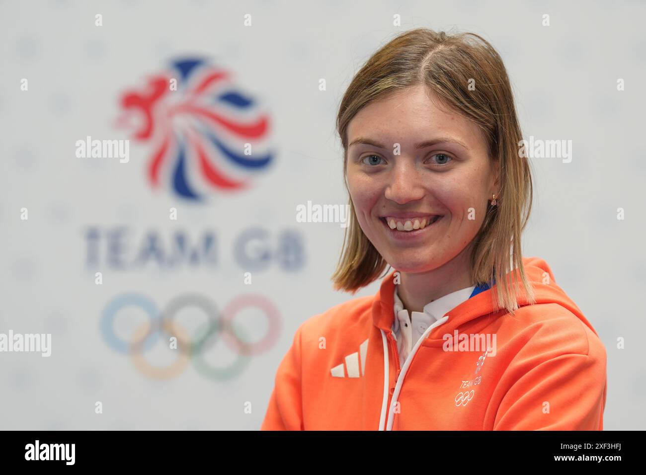 Team GB's Lucy Hall during a Team GB kitting out session for the Paris ...