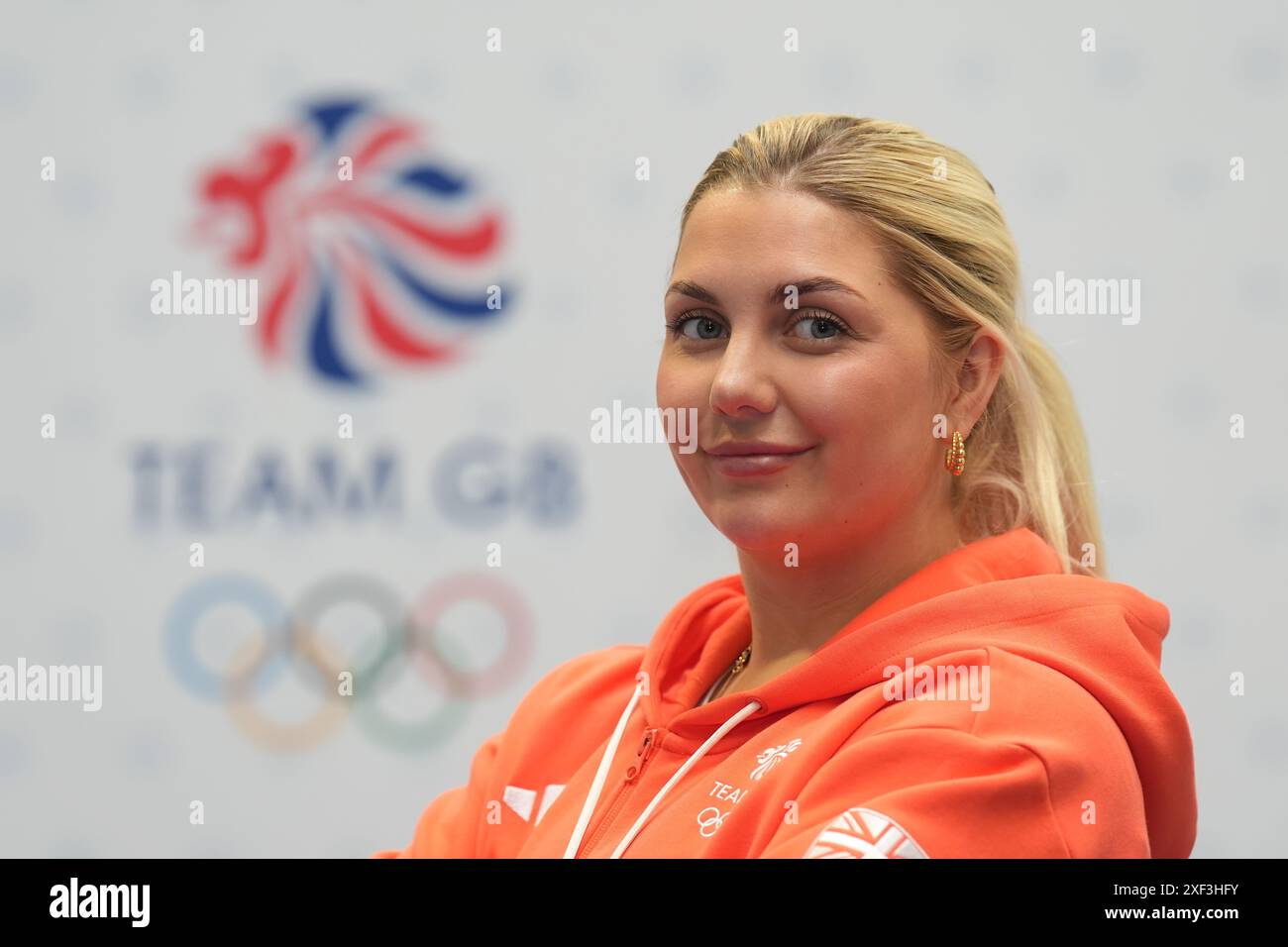 Team GB's Amber Rutter during a Team GB kitting out session for the ...