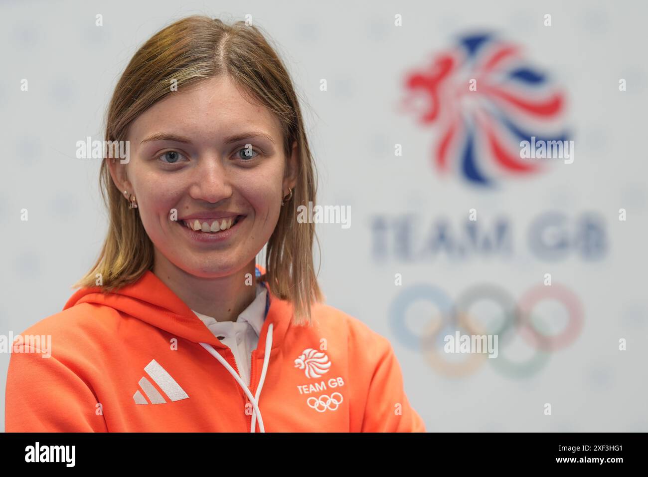 Team GB's Lucy Hall during a Team GB kitting out session for the Paris ...