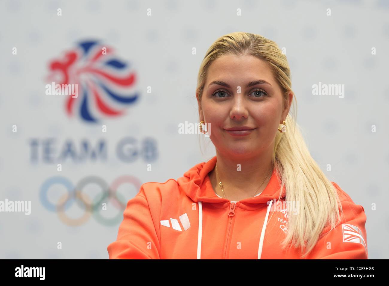Team GB's Amber Rutter during a Team GB kitting out session for the ...