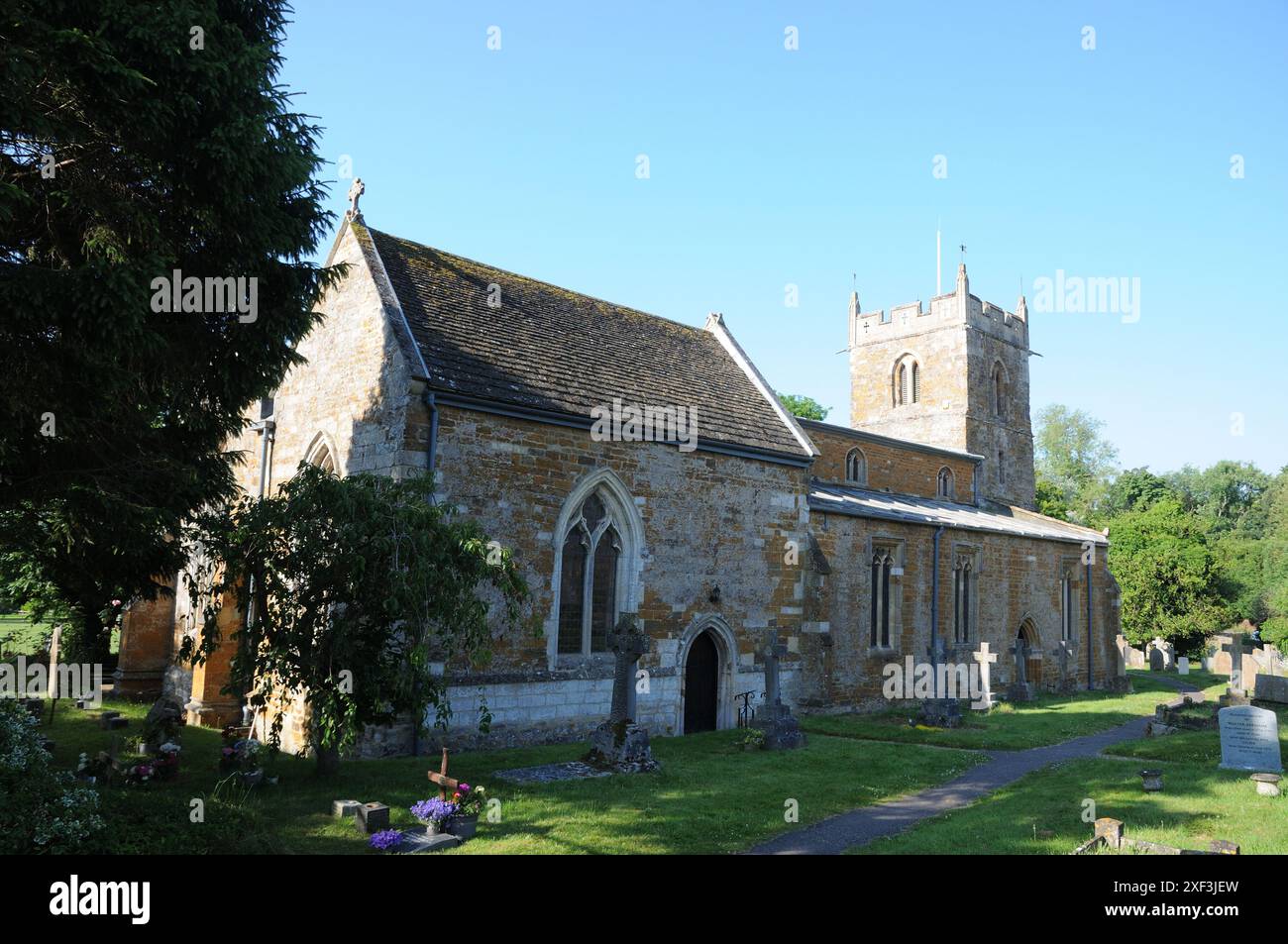 All Saints Church, Rushton, Northamptonshire Stock Photo - Alamy