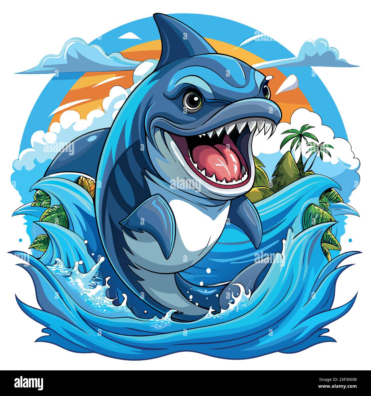 Killer algae Stock Vector Images - Alamy