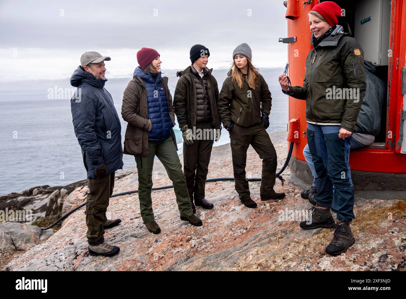 King Frederick X, Queen Mary, Princess Josephine and Prince Vincent are ...