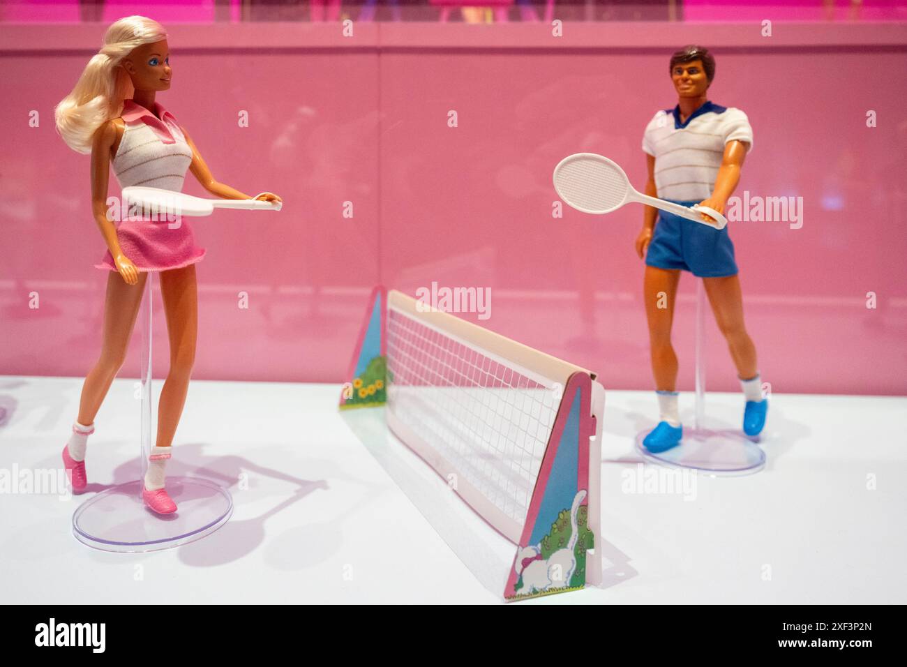 London, UK. 1 July 2024. 'Barbie and Ken Tennis Stars Dolls', 1988, at ...
