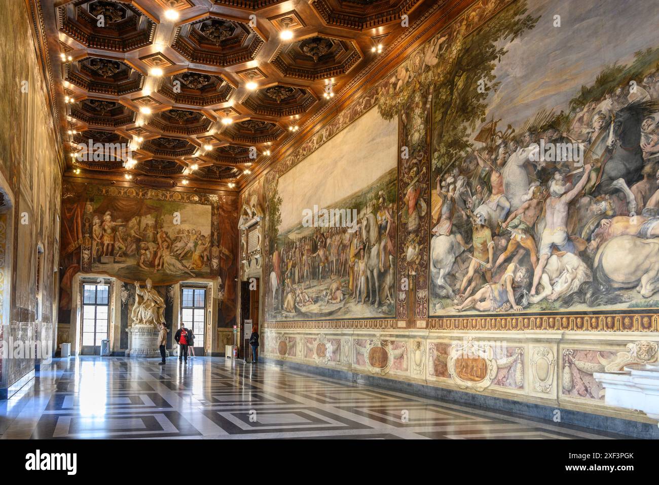 A huge statue of Pope Urban VIII sculpted by Gian Lorenzo Bernini in ...