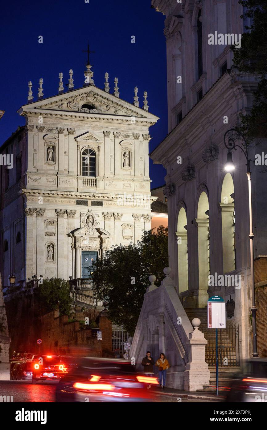 The 17th cen. baroque, Church of Santi Domenico e Sisto on Largo ...
