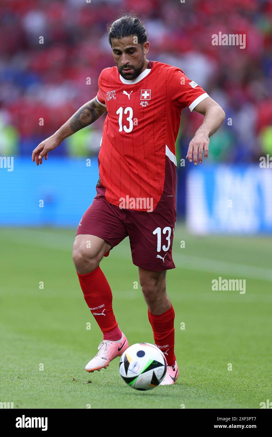 Ricardo Rodriguez of Switzerland in action during the Uefa Euro 2024 ...