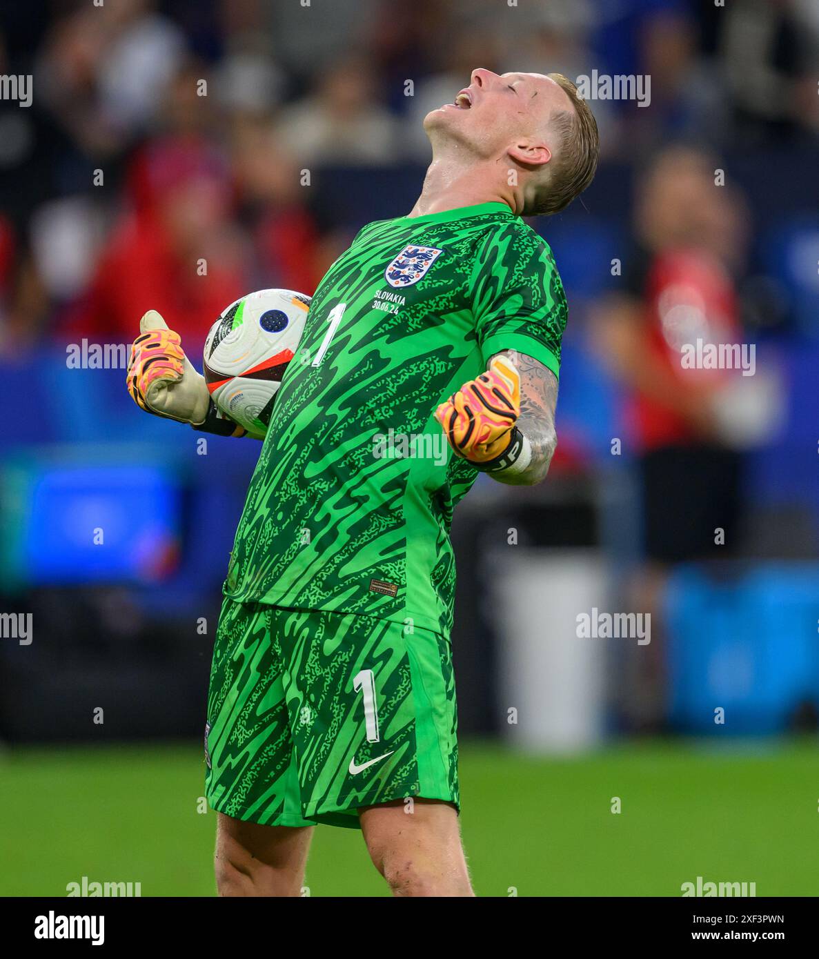 Gelsenkirchen, Germany. 30 Jun 2024 - England v Slovakia - UEFA Euro ...