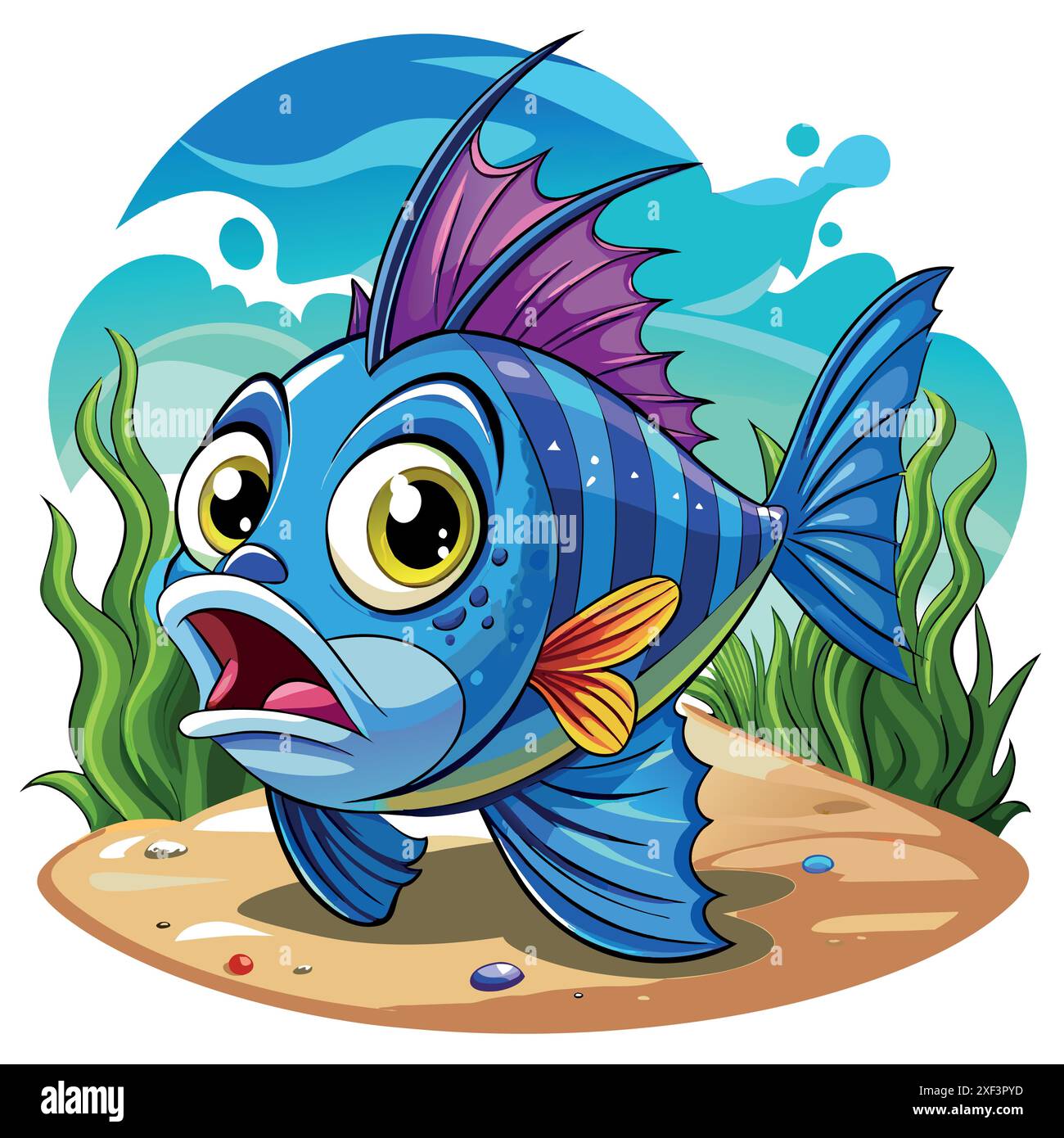 Fiji vector fish Cut Out Stock Images & Pictures - Alamy