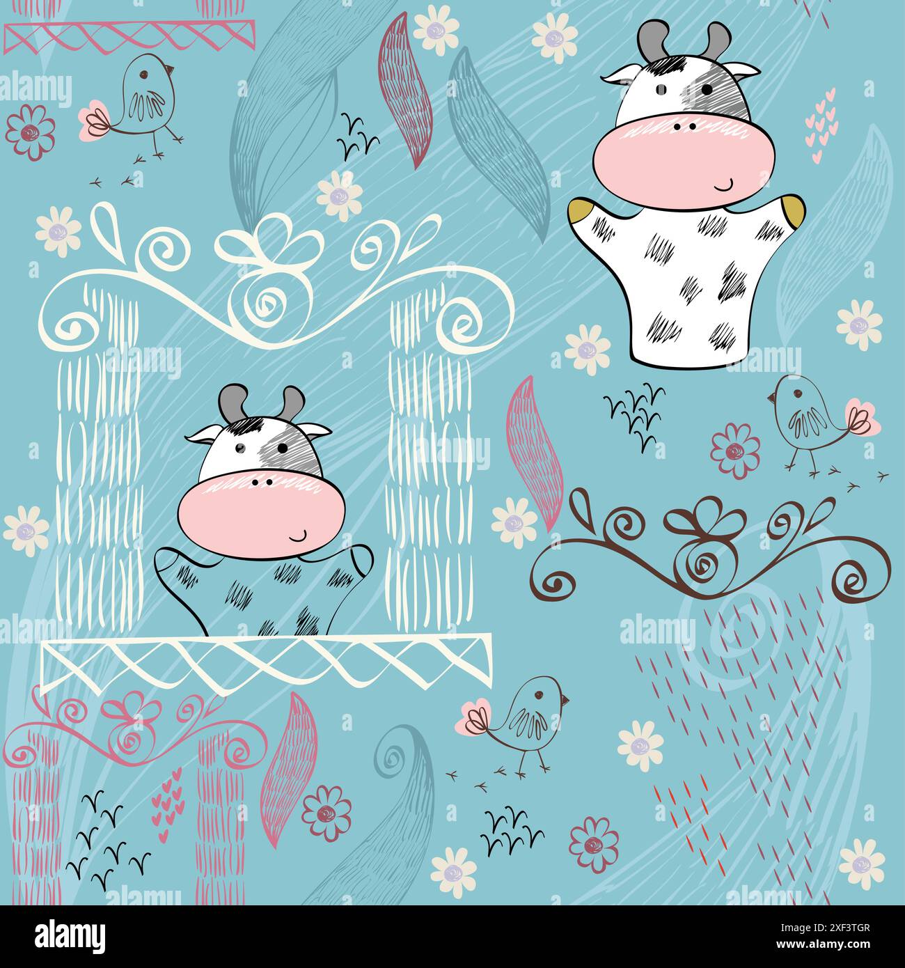 Hand puppet of dolls in puppet theater Stock Vector Image & Art - Alamy