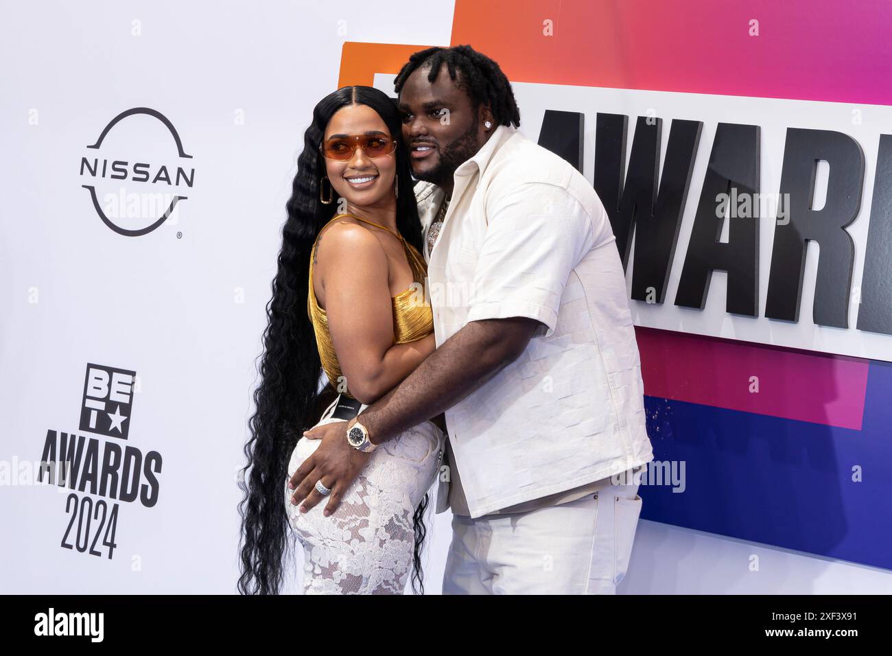 Los Angeles, USA. 30th June, 2024. My'Eisha Grizzley and Tee Grizzley ...