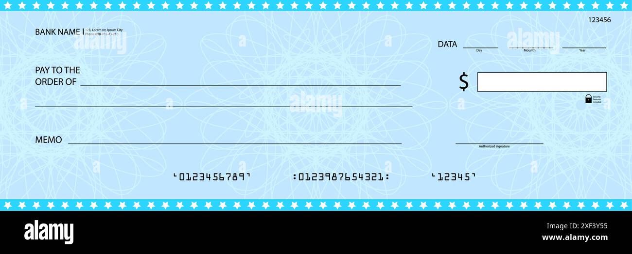 Editable Blank Check Template Modern Bank Check Voucher Template A