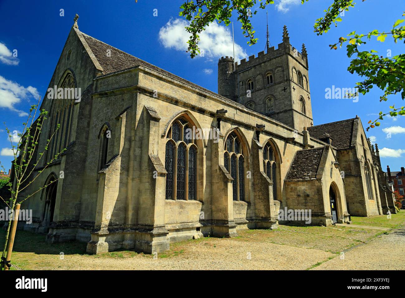St John the Baptist parish church, Devizes, Wiltshire, England Stock ...