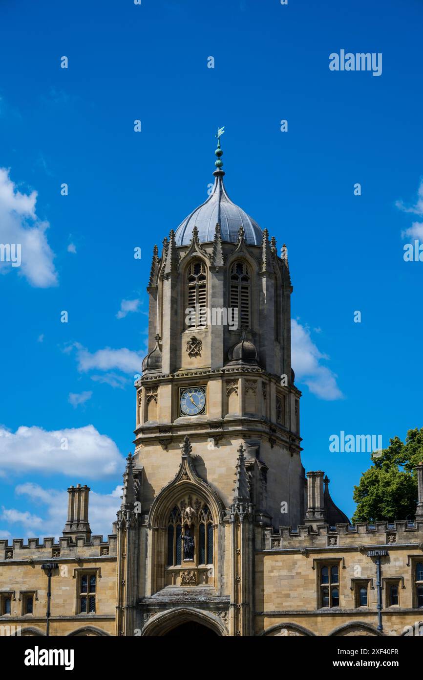 Tom Tower, Oxford Landmark, Christ Church College, University of Oxford ...