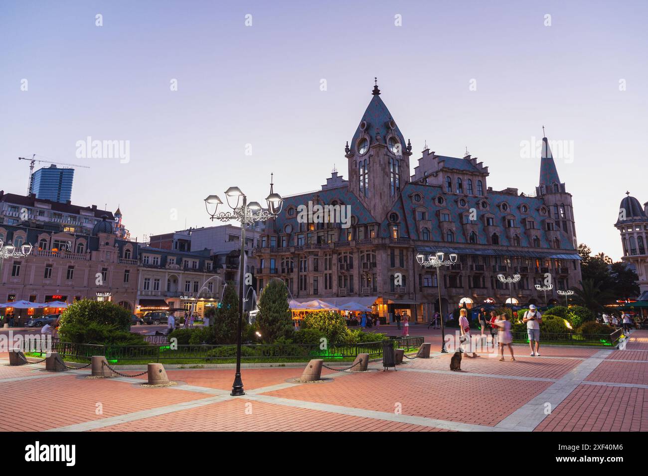 Batumi, Georgia - 12 JUNE 2024: Europe Square is one of the most ...