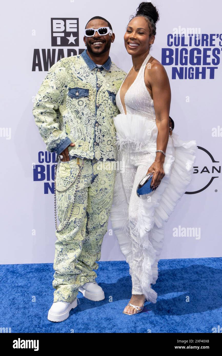 Los Angeles, USA. 30th June, 2024. Eric Bellinger and La'Myia Good ...