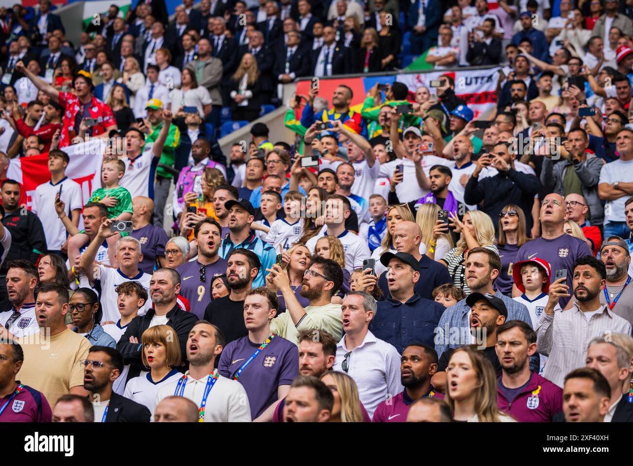 Gelsenkirchen, Germany. 30th Jun 2024. Family and friends of Jude ...