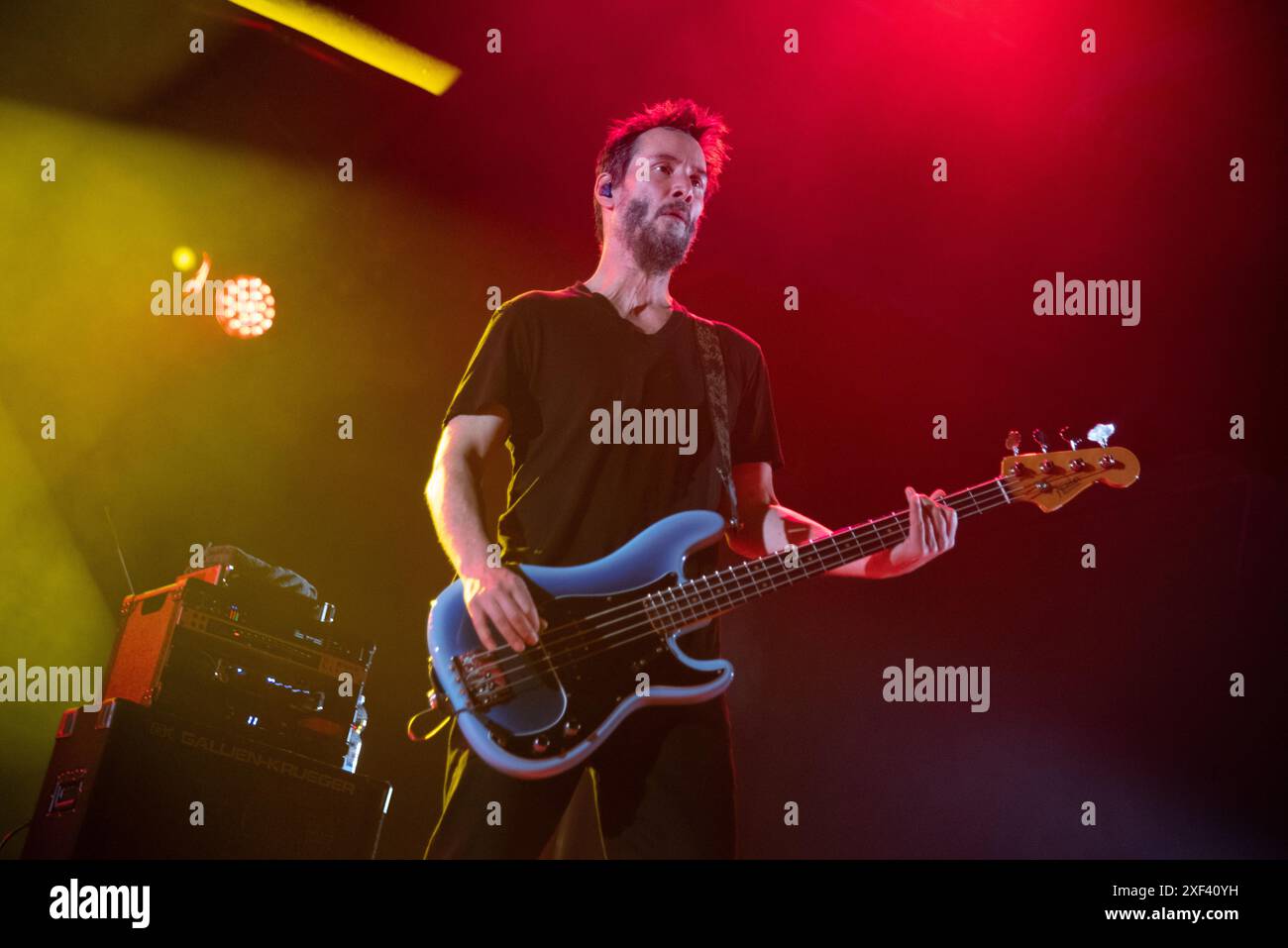 June 30, 2024 - Italy, Dogstar, and Keanu Reeves in concert at OGR in ...