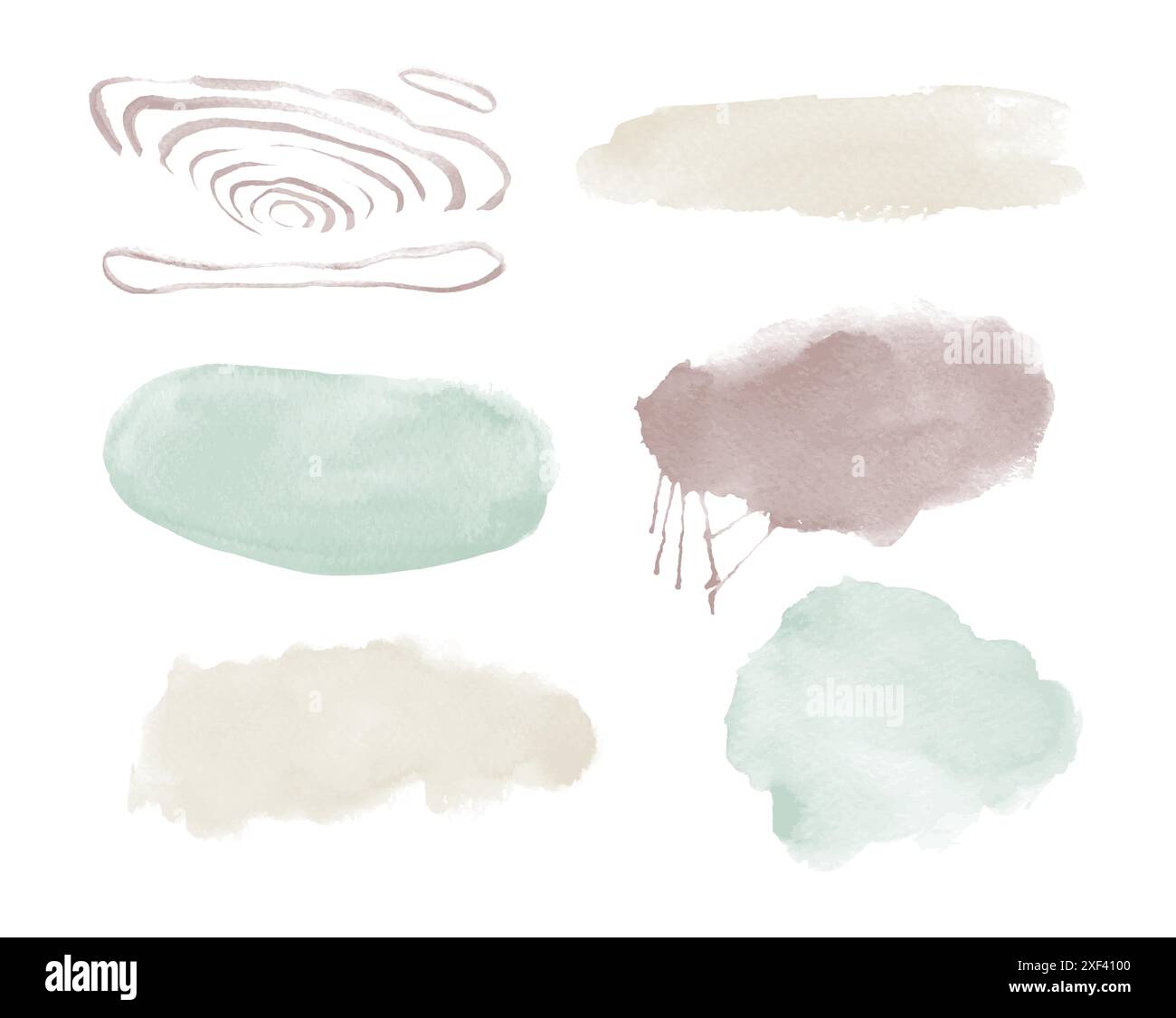 Pastel Watercolor blots backgrounds bundle Stock Vector Image & Art - Alamy