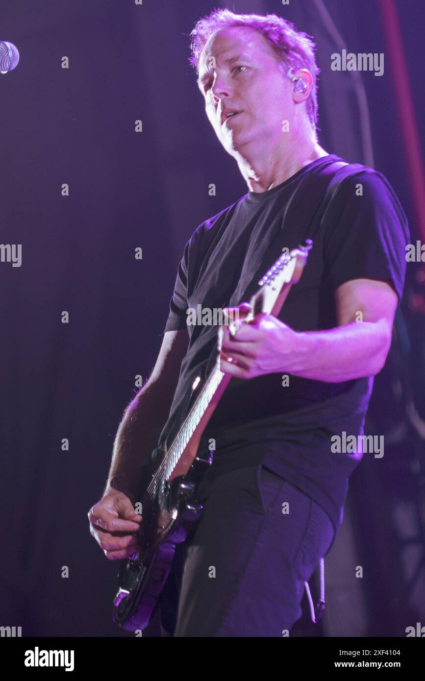 June 30, 2024 - Italy, Dogstar, and Keanu Reeves in concert at OGR in ...