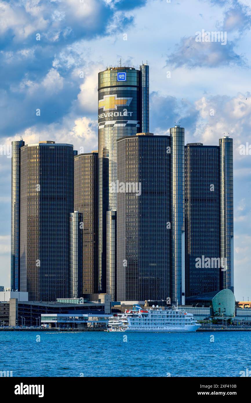 Renaissance Center, Detroit, Michigan, USA Stock Photo - Alamy