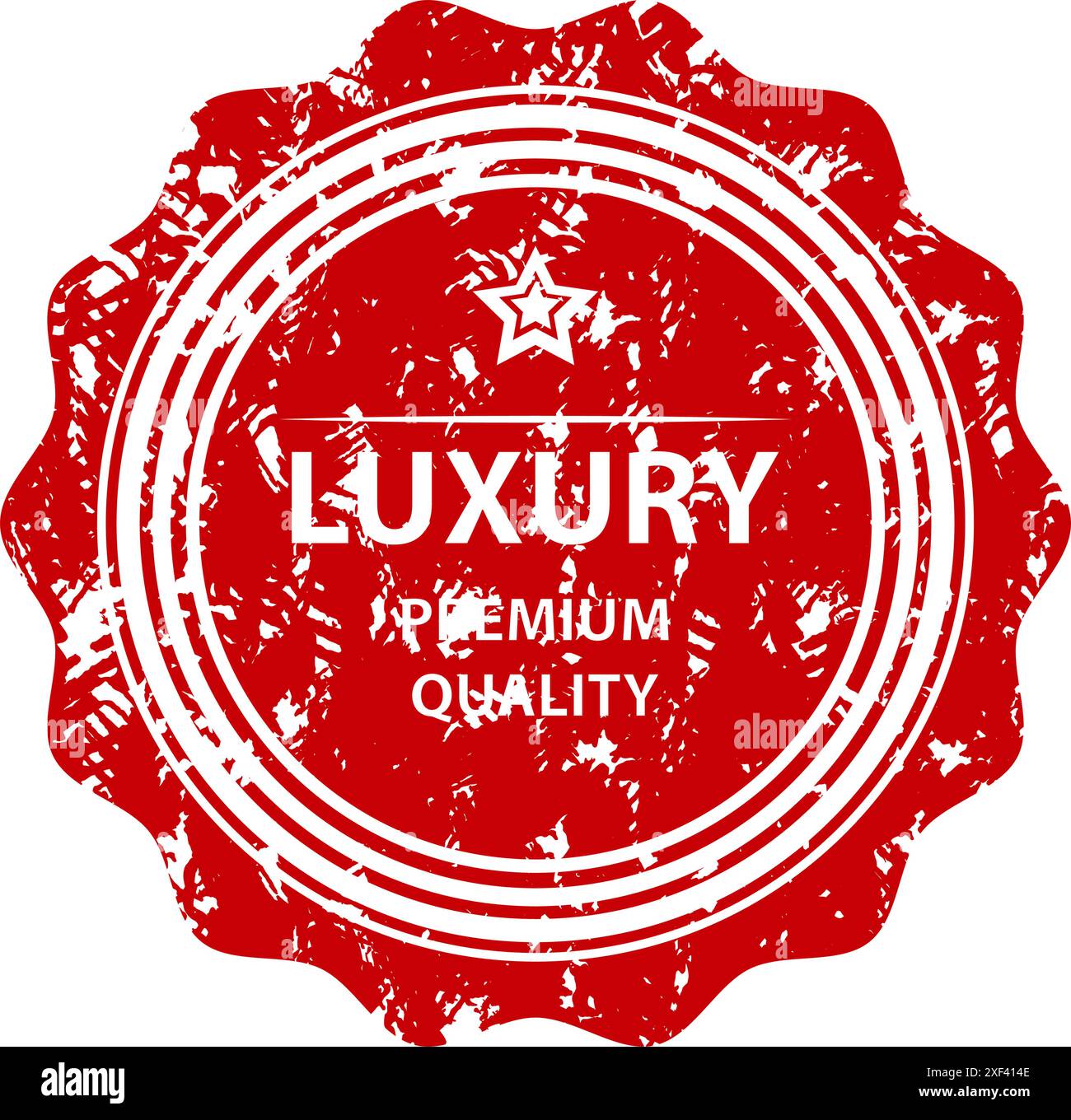 Luxury premium quality rubber stamp. Vector of badge imprint, ink ...