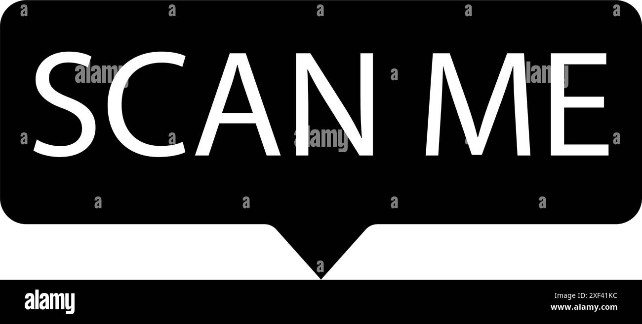 Scan me pin map, device location marker, navigation symbol, destination ...