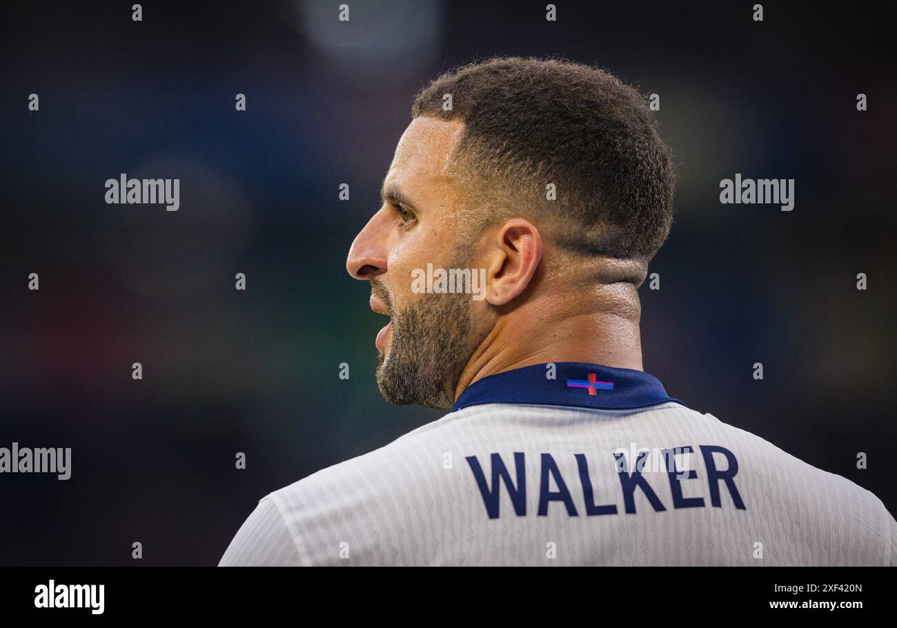 Gelsenkirchen, Germany. 30th Jun 2024. Marc Guehi (ENG) John Stones ...