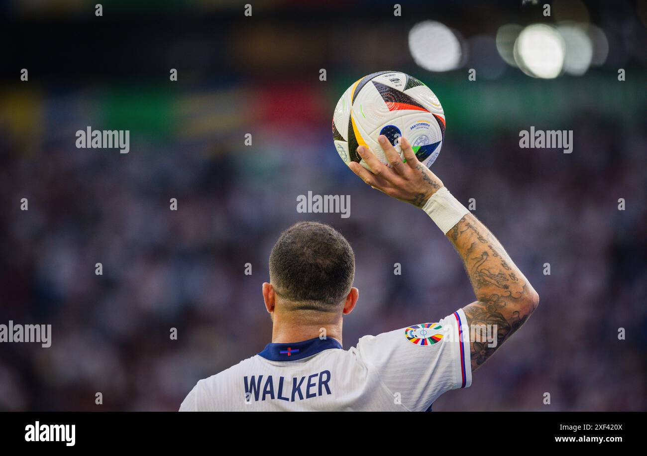 Gelsenkirchen, Germany. 30th Jun 2024. Marc Guehi (ENG) John Stones ...