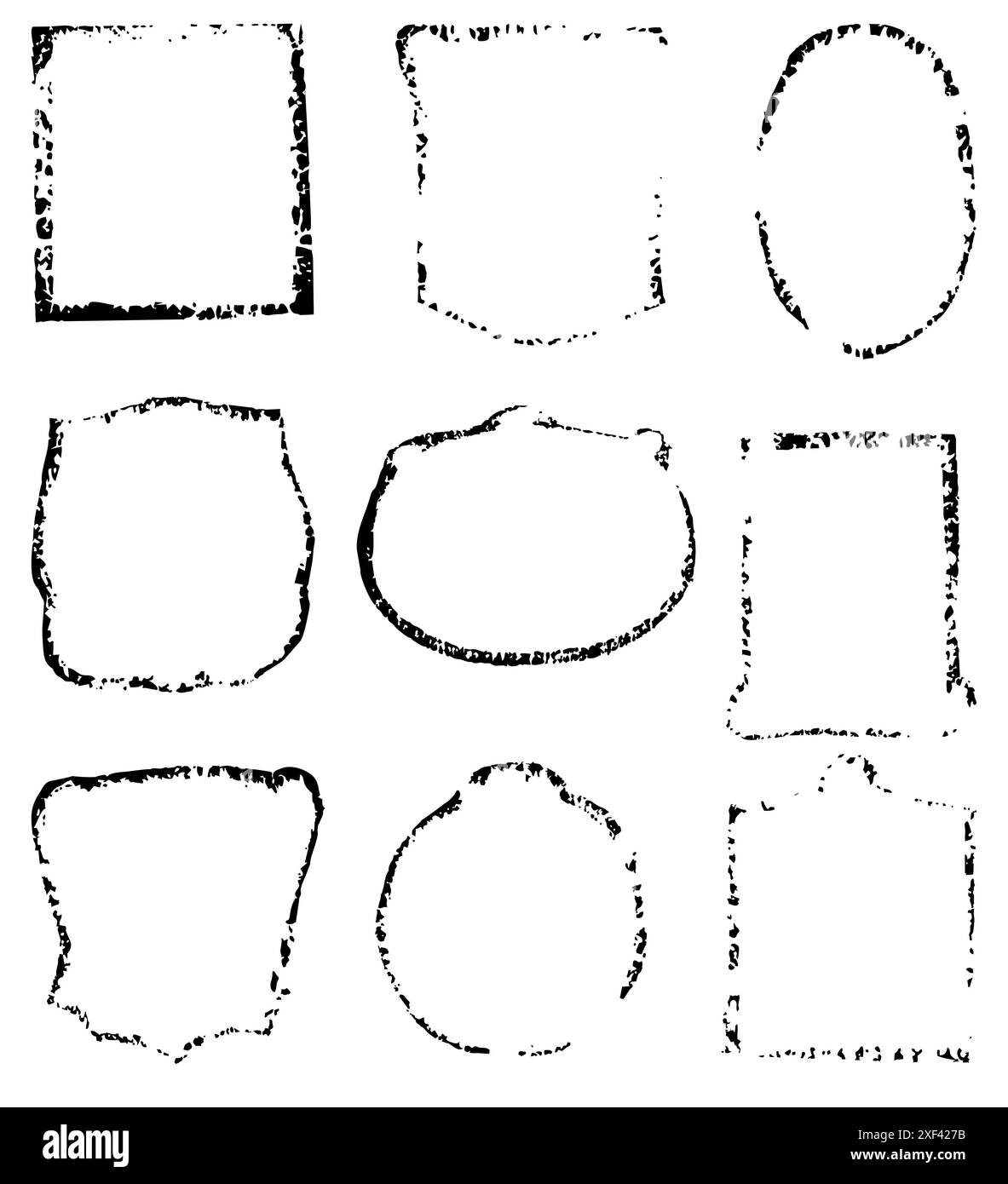 Messy frames Cut Out Stock Images & Pictures - Alamy