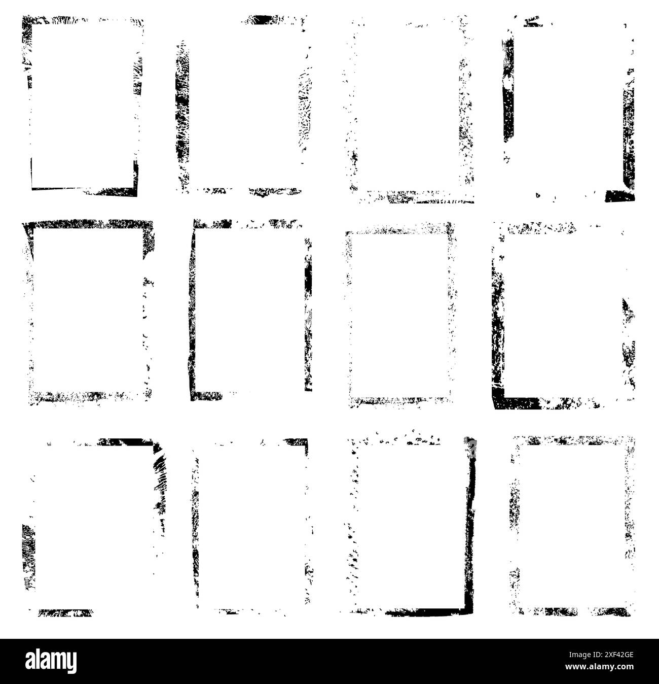 vector set of grunge frames Stock Vector Image & Art - Alamy