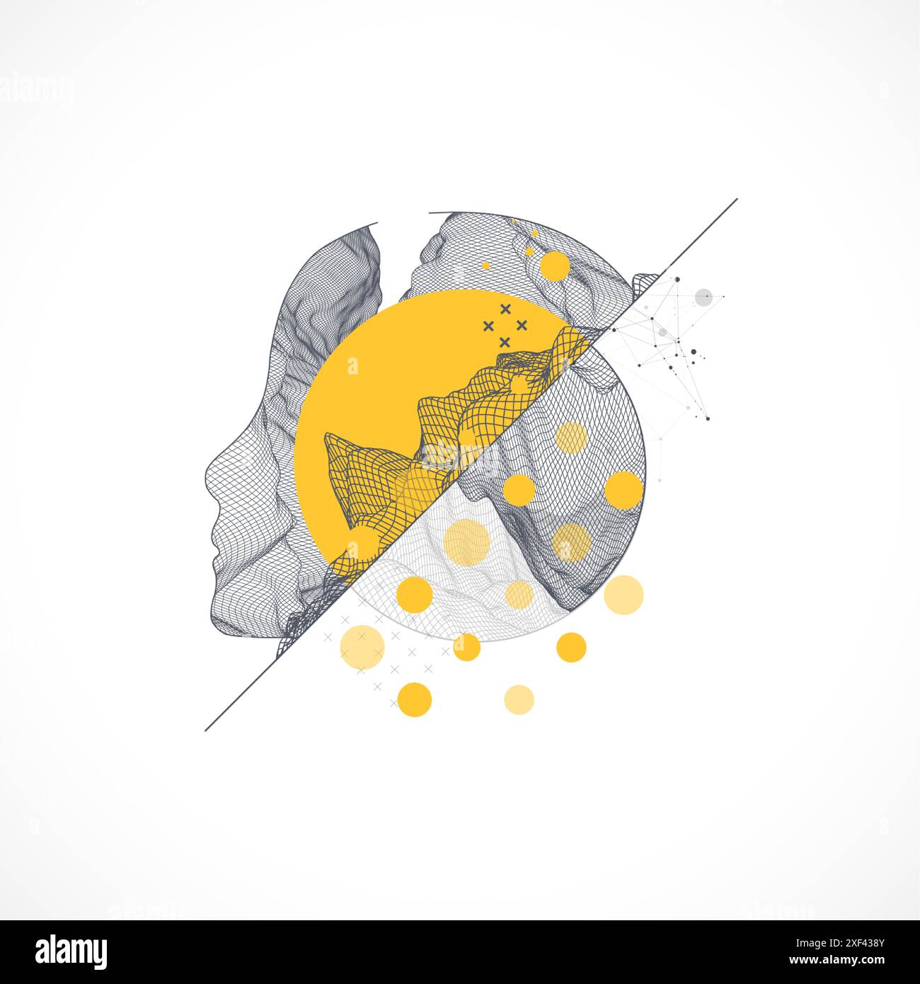 Hand made art artwork design Stock Vector Images - Alamy