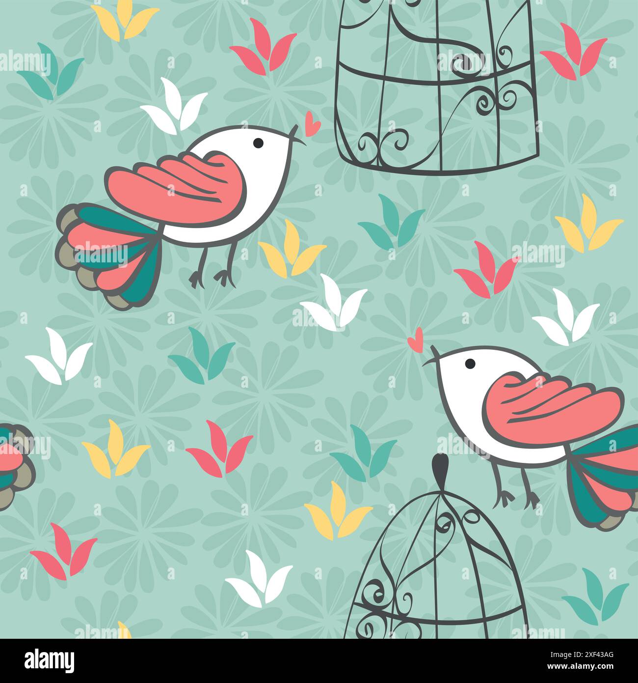 Pretty bird feeder Stock Vector Images - Alamy