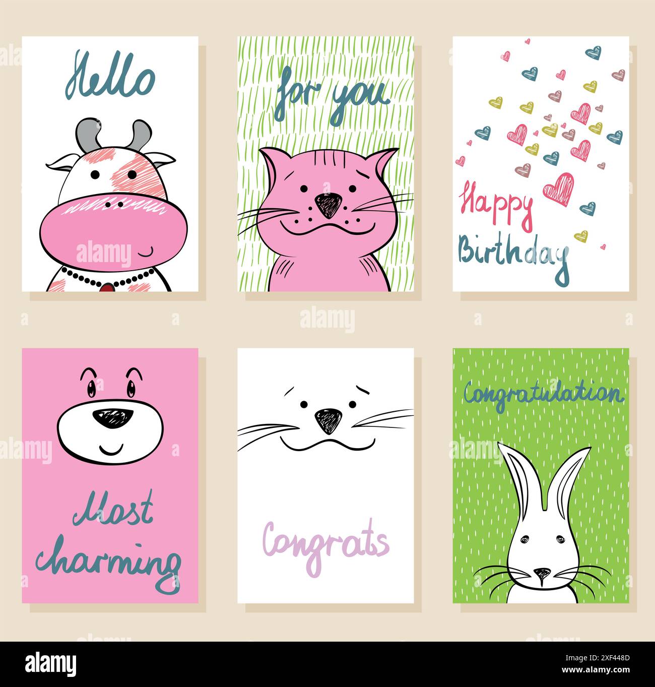 Artistic cow Stock Vector Images - Alamy