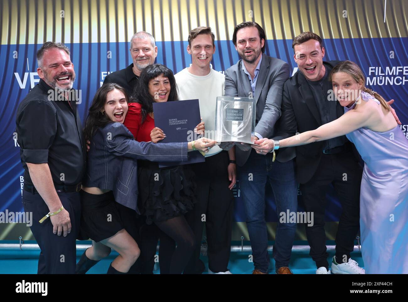 Munich, Germany. 30th June, 2024. Henning Falk (l-r), production ...