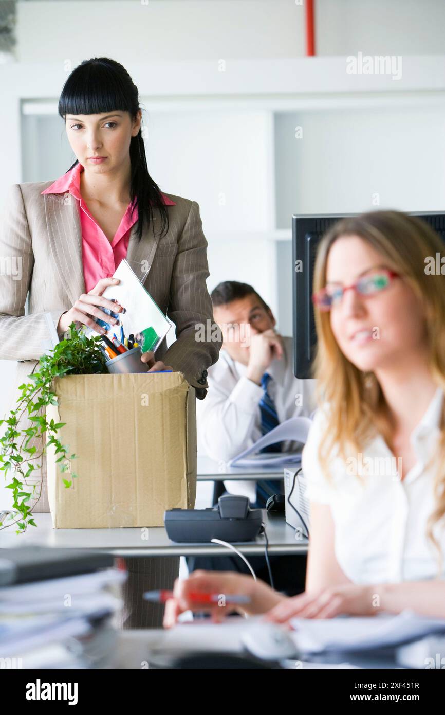 Woman office rivalry selective hi-res stock photography and images - Alamy