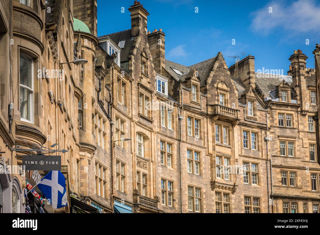 geography / travel, Great Britain, Scotland, Cockburn Street in ...