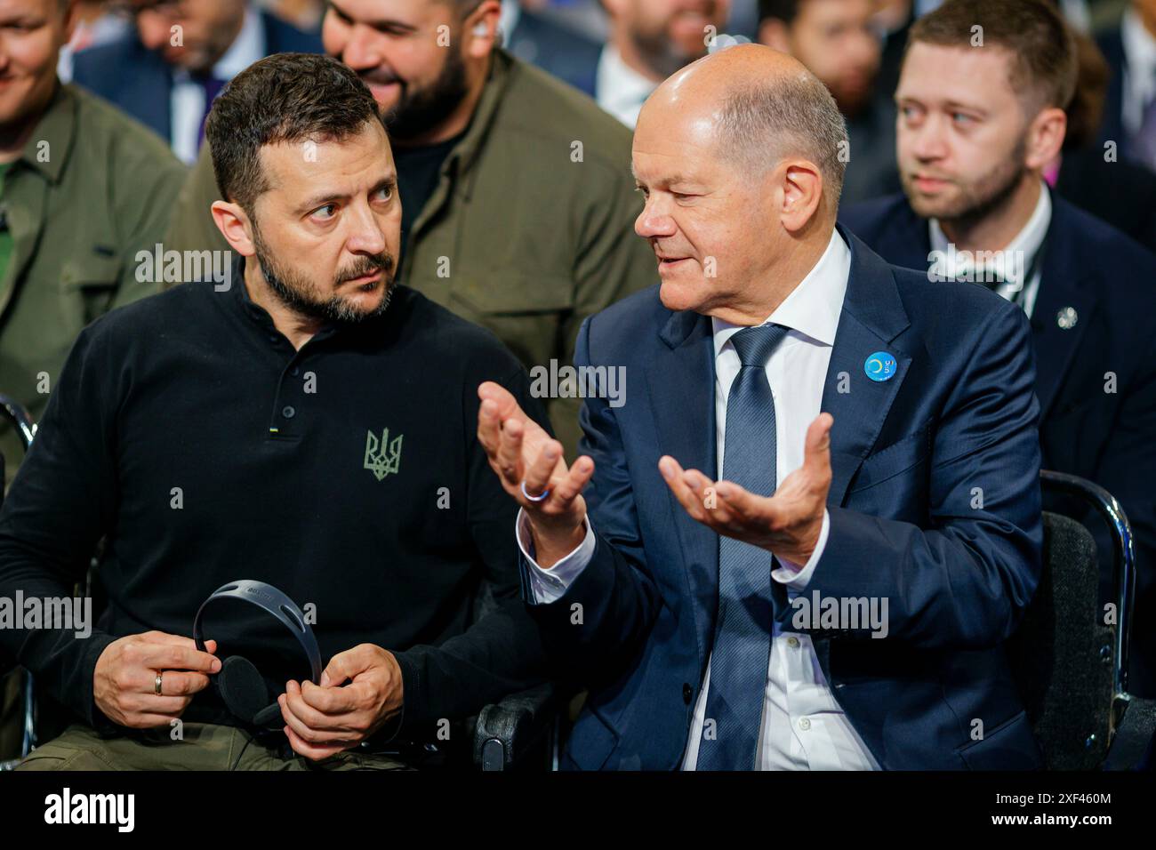 Ukraine Recovery Conference URC. Olaf Scholz (SPD), Federal Chancellor ...