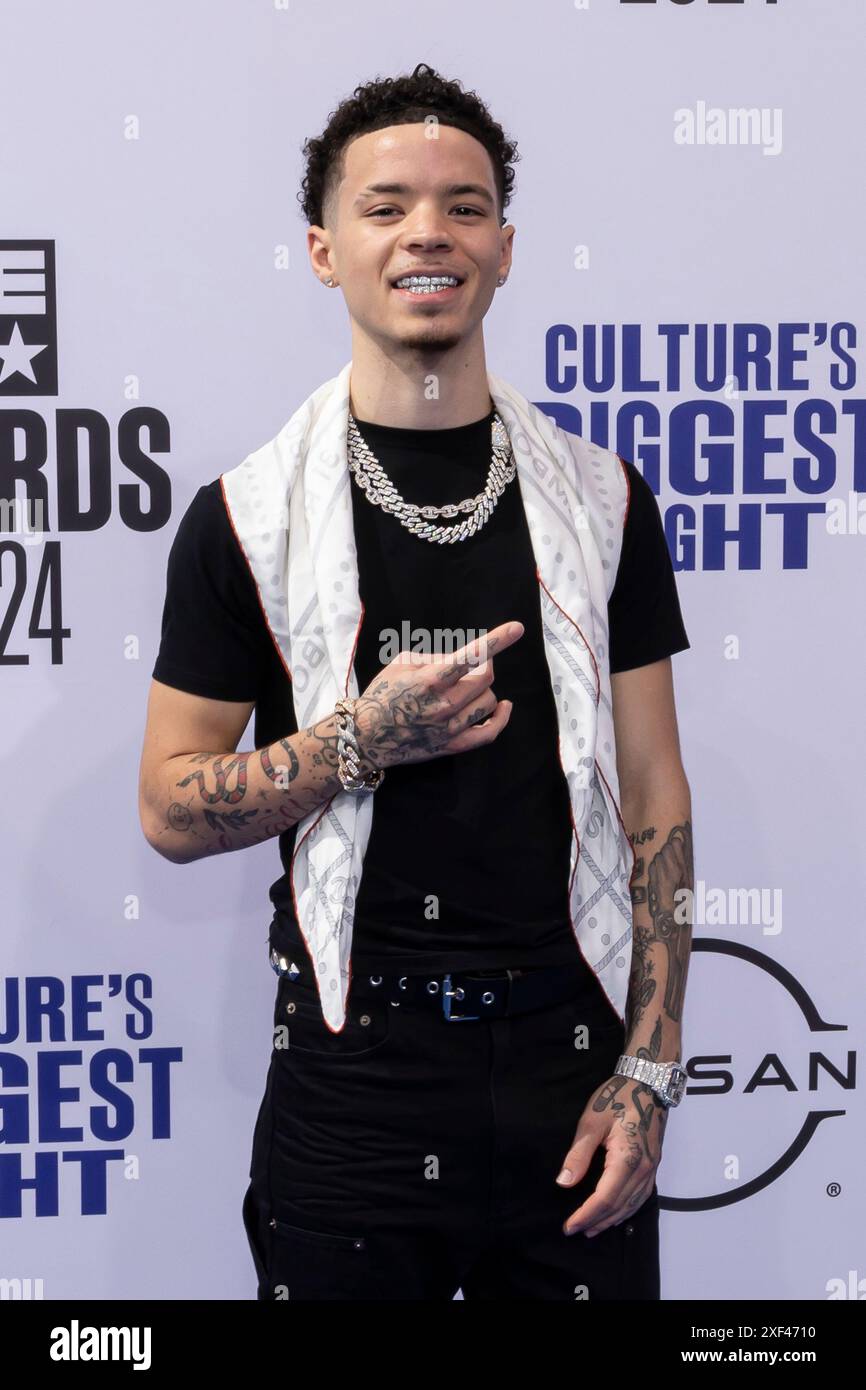 Los Angeles, USA. 30th June, 2024. Lil Mosey attends the arrivals of ...