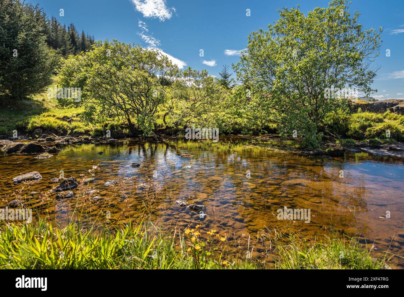 geography / travel, Great Britain, Scotland, Little Endrick River near ...