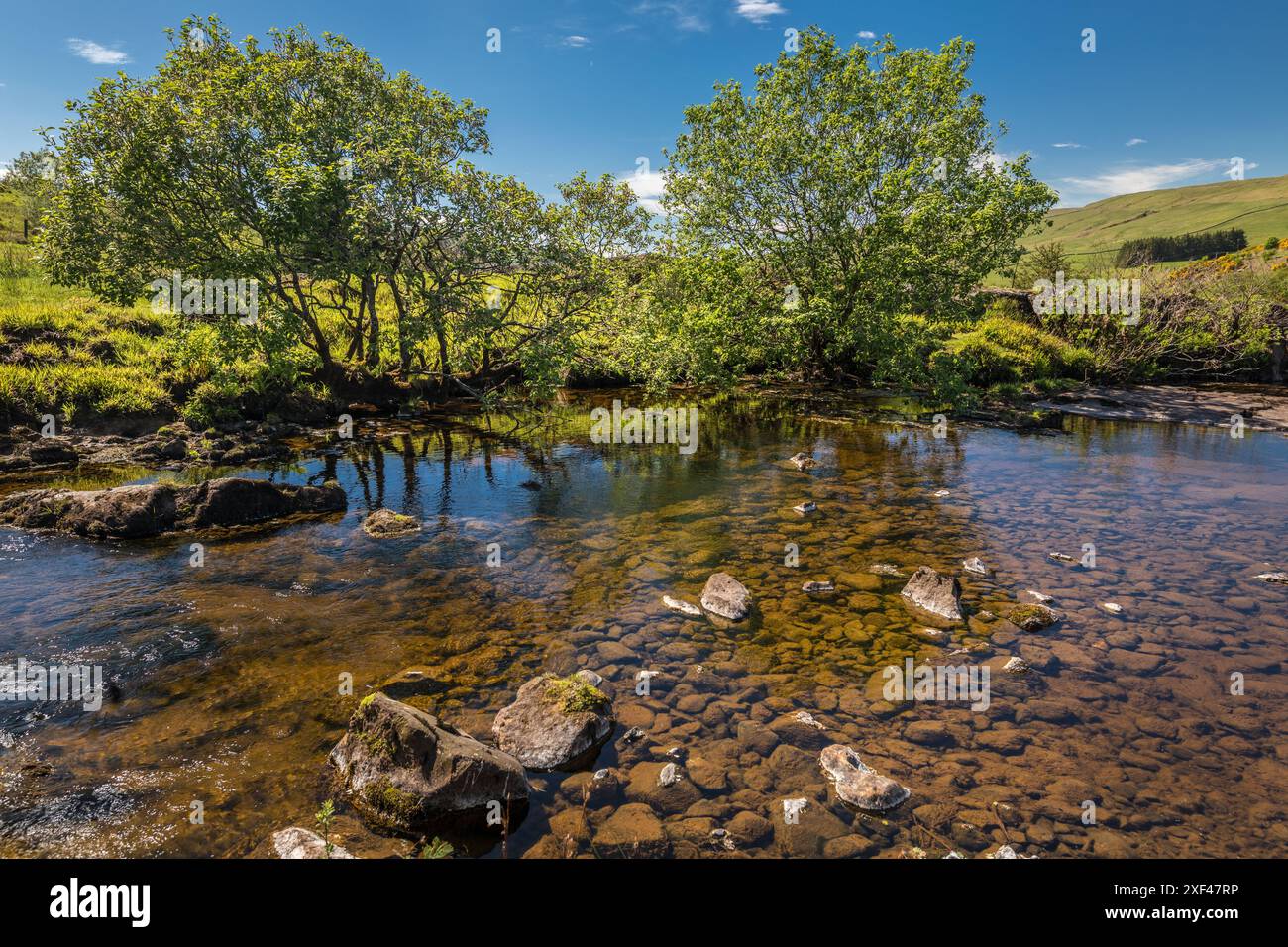 geography / travel, Great Britain, Scotland, Little Endrick River near ...