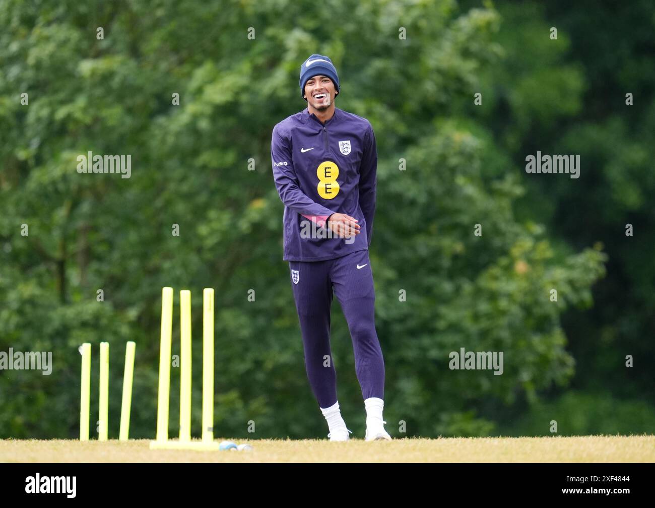 England's Jude Bellingham during a training session at the Spa & Golf ...