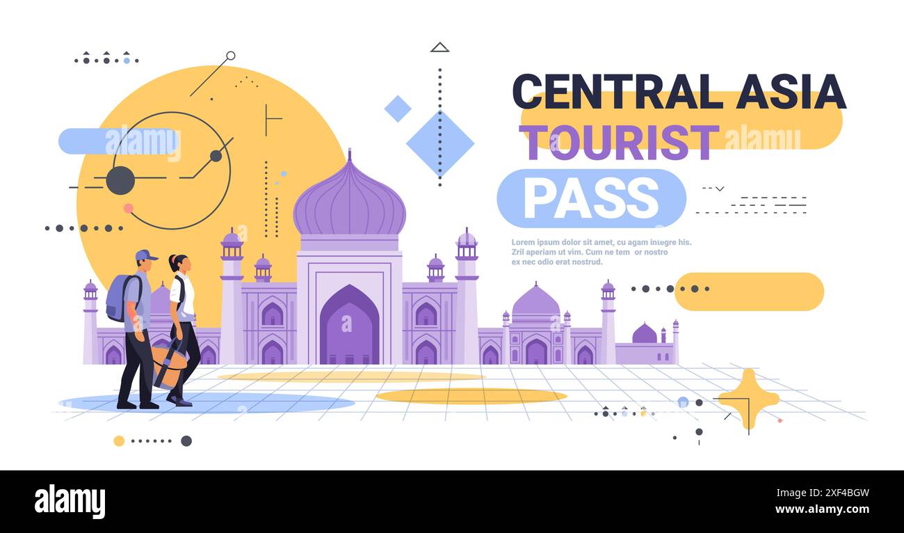 Mosque central asia people Stock Vector Images - Alamy