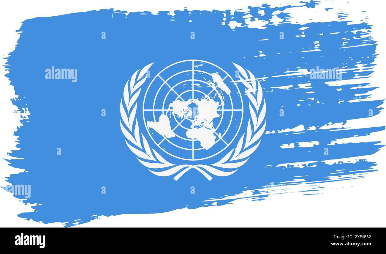Un united nations sign Stock Vector Images - Alamy