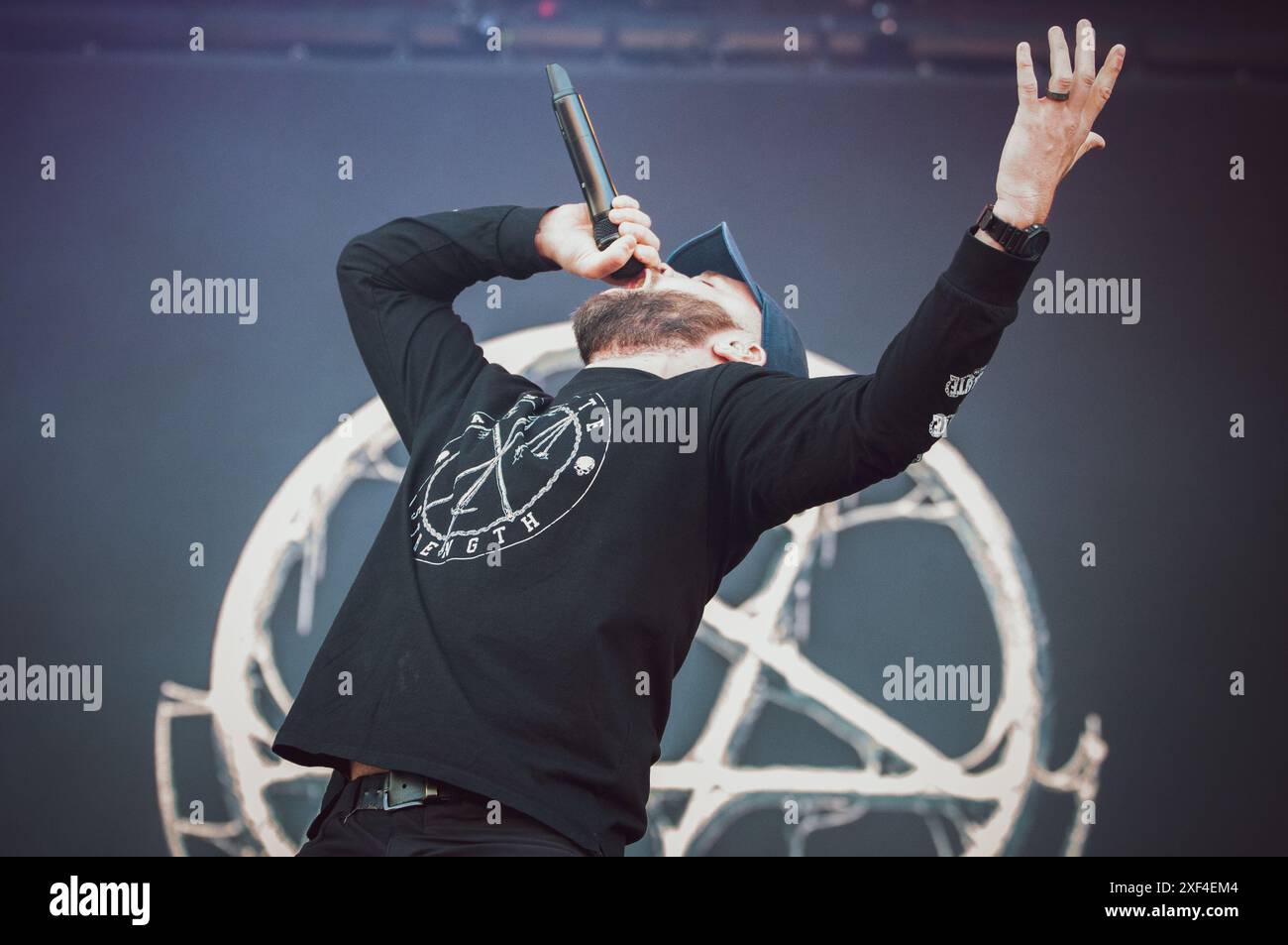 The Australian band Thy Art is Murder performed at Danish Copenhell ...