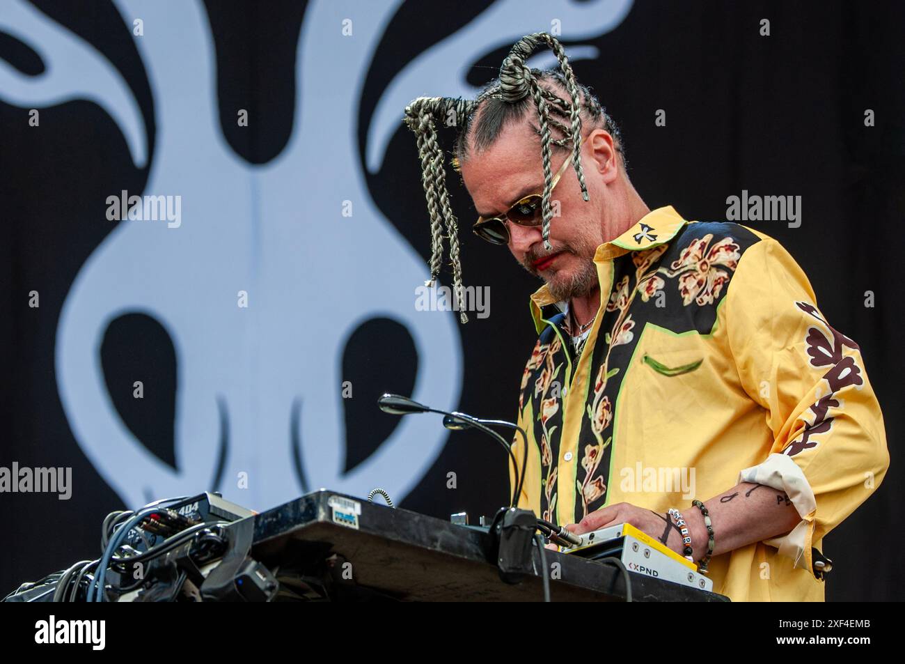 The american band Mr. Bungle performed at Danisch Copenhell festival ...