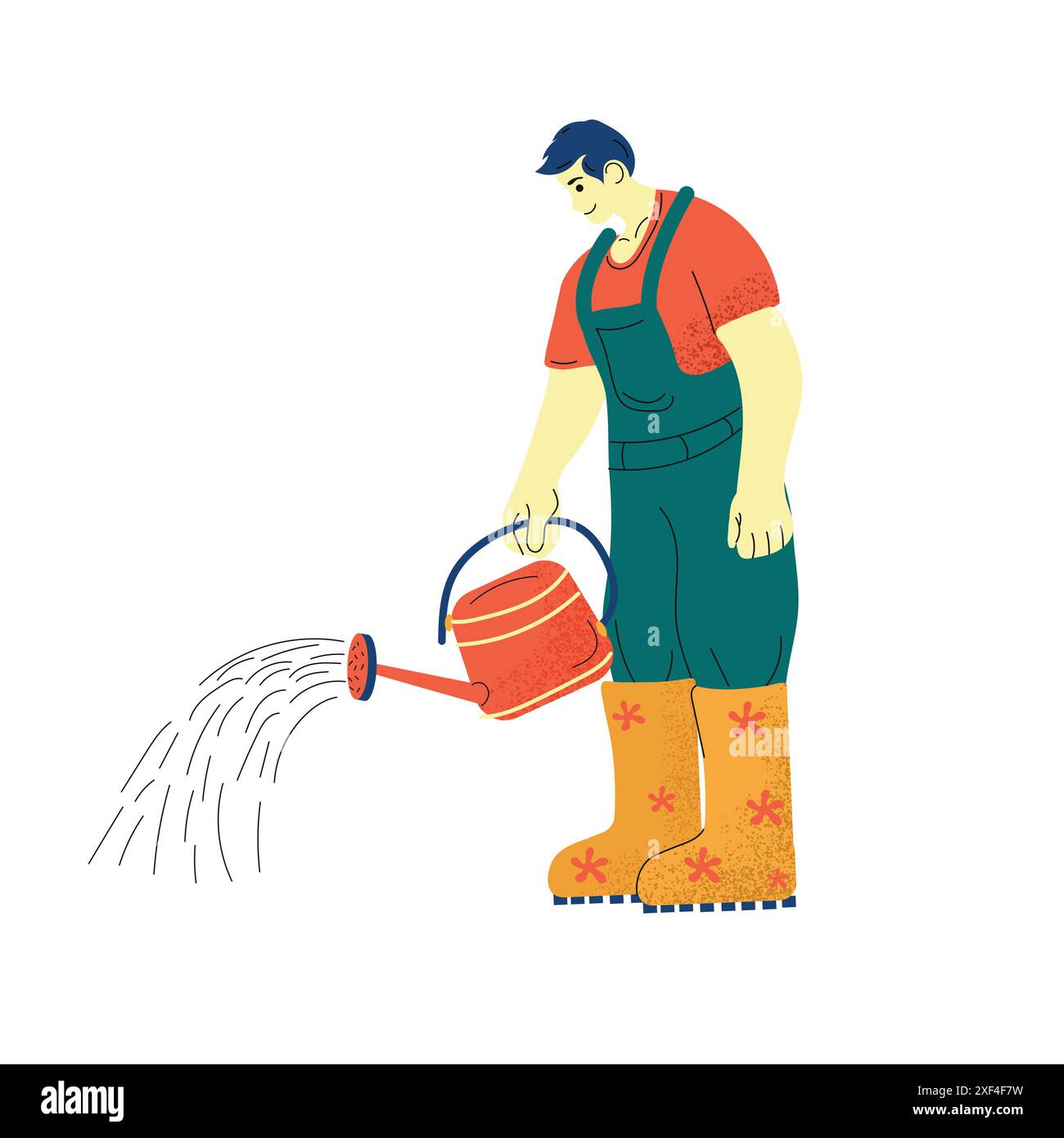 Man on red green Stock Vector Images - Alamy