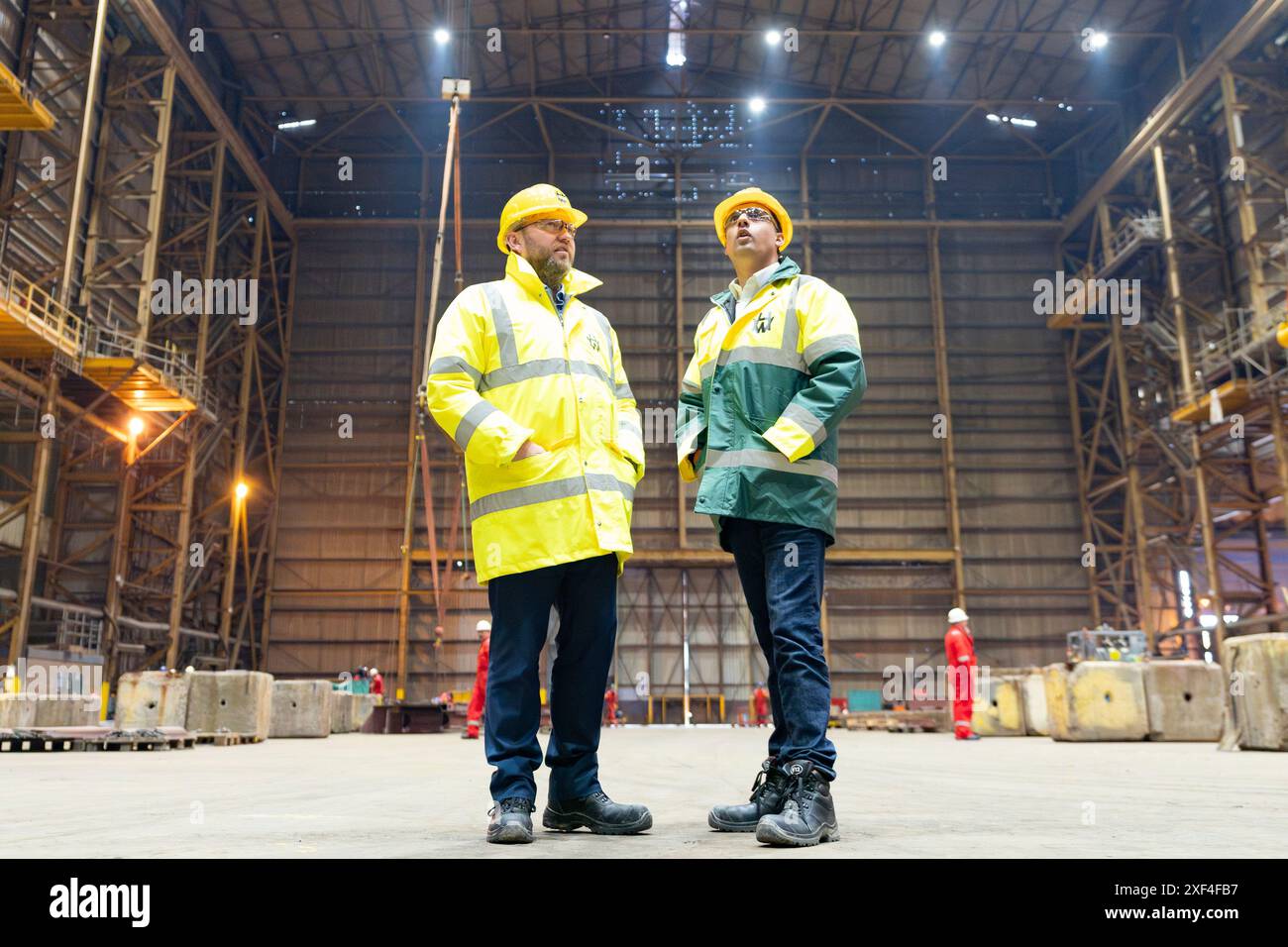 Methil, Scotland, UK. 1st July 2024. Scottish Labour Leader Anas Sarwar ...